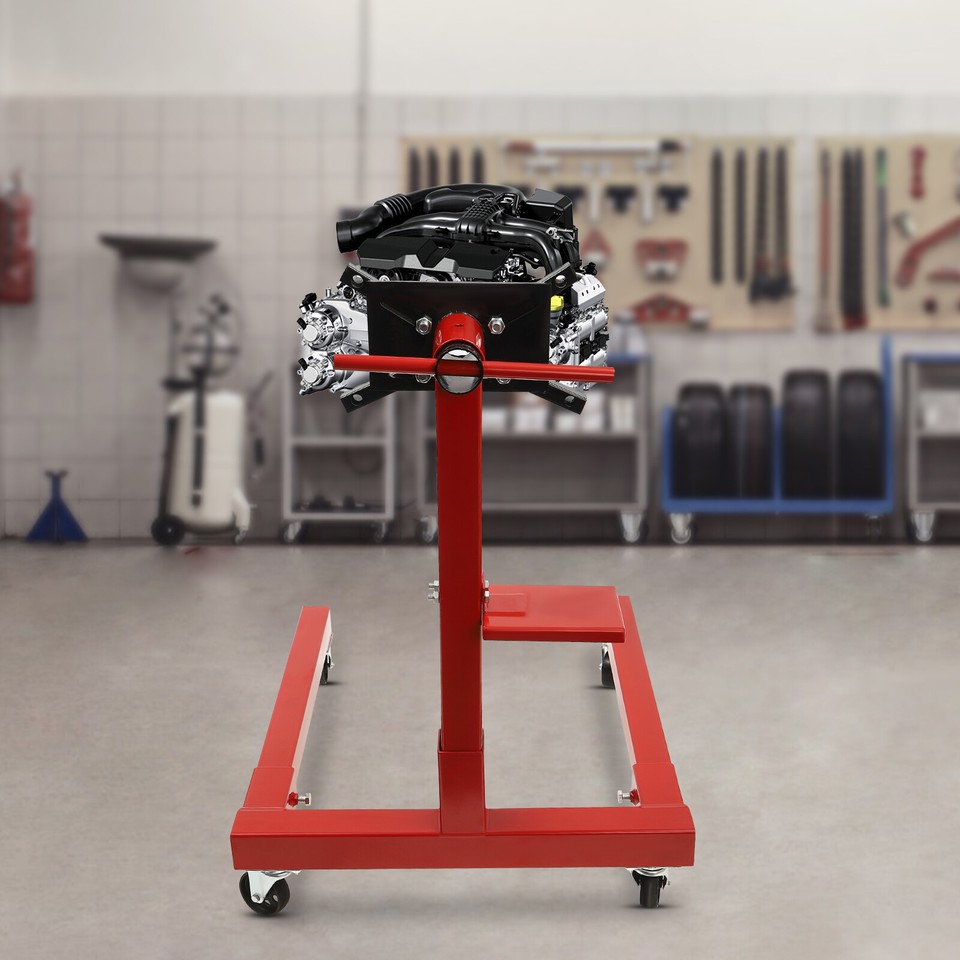 Vehicle Engine Block Stand 360 Degree Head 2000 LBS Folding Engine ...