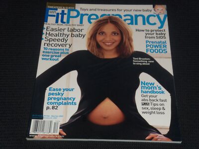 2002 DECEMBER SHAPE FIT PREGNANCY MAGAZINE - TONI BRAXTON FRONT COVER ...