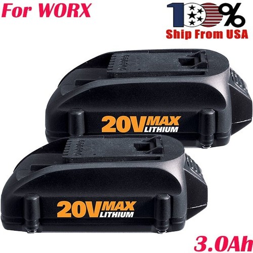 20V replace for Worx 3.0Ah WA3525 WA3520 20V 3.0Ah Max Lithium Battery ...