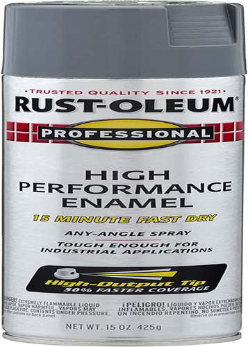 High Performance Enamel Spray Paint, Gloss Dark Machine Gray ...
