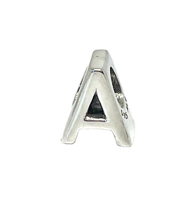 PANDORA Charm Sterling Silver ALE S925 LETTER INITIAL A 797455. | eBay
