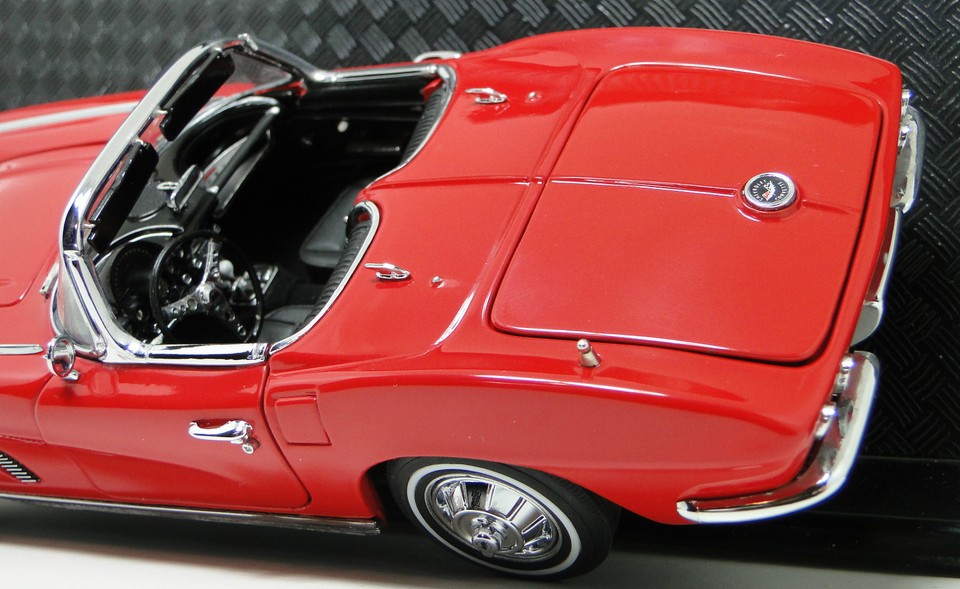 Corvette Chevrolet Race Car Chevy Classic Custom Built Metal Model 55 ...