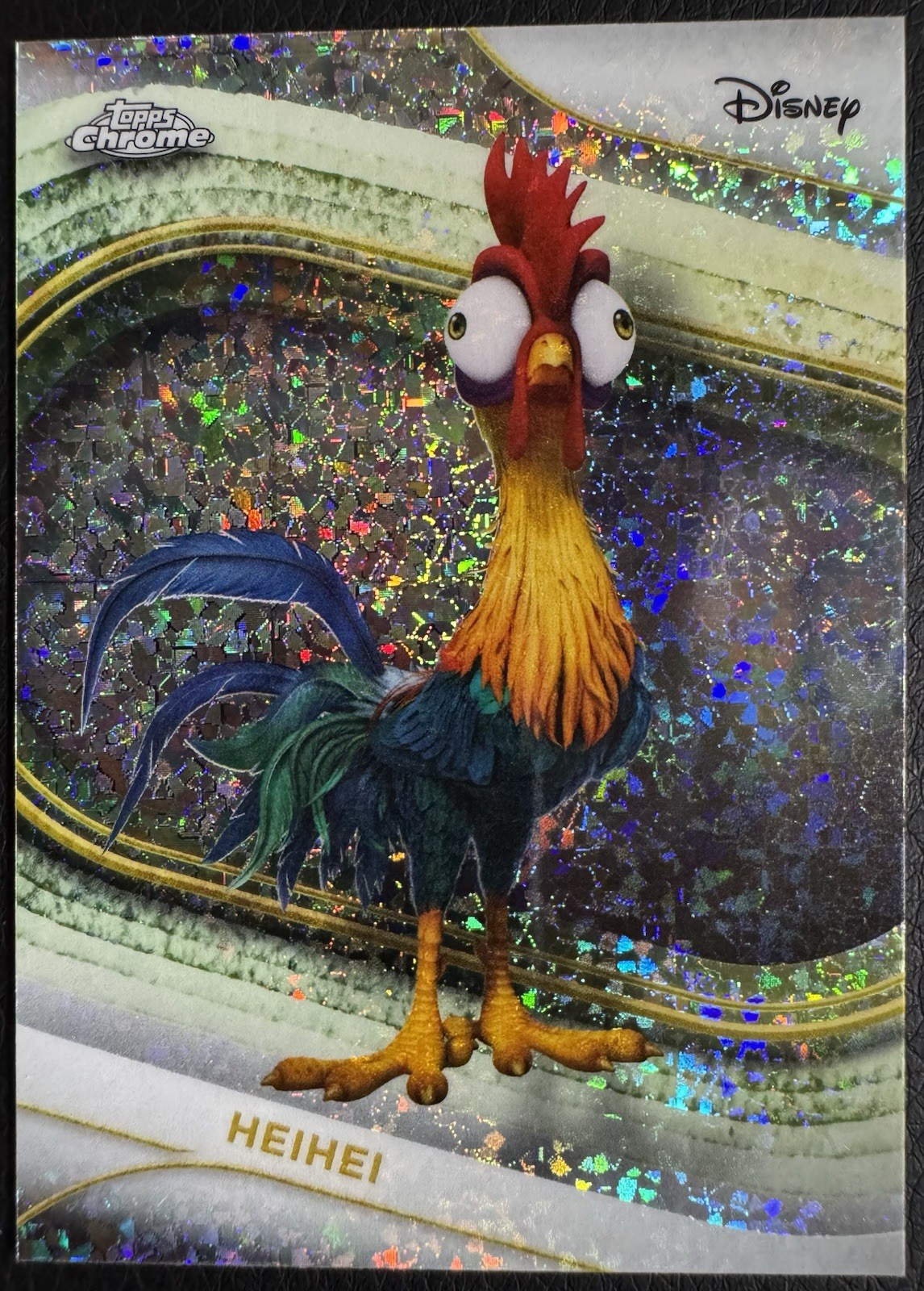 Heihei 2025 Topps Chrome Disney #19 Blue Mini Diamonds Refractor /150 ...