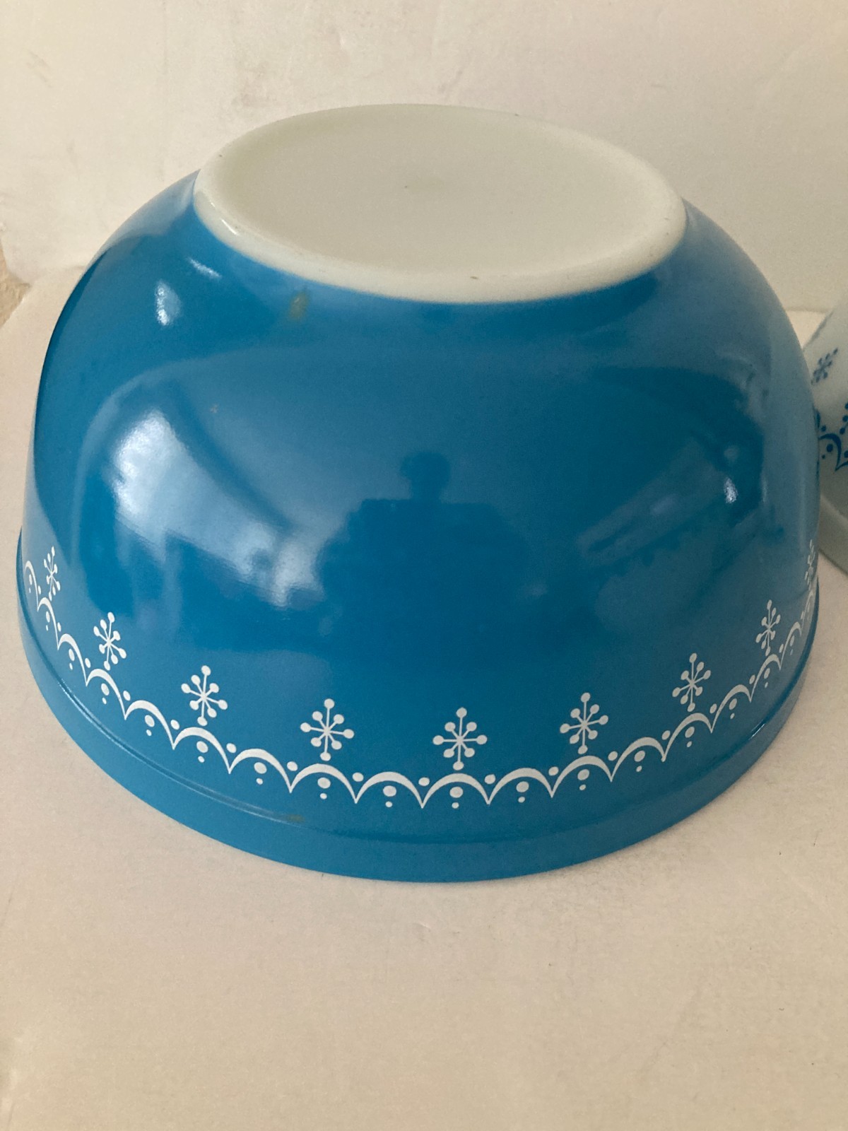 Vintage Pyrex Snowflake Garland Set Of 4 Nesting Mixing Bowls 401-404 ...