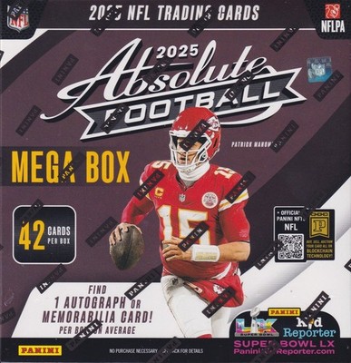 2025 Panini Absolute Football Mega Box | eBay
