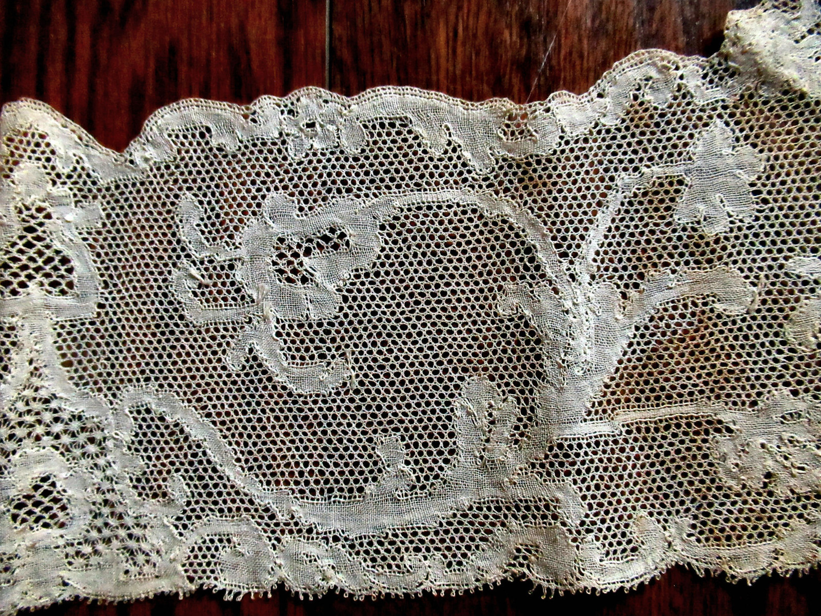 Vintage Handmade Point de Paris Lace Edging 5" Wide by 22" Square ...