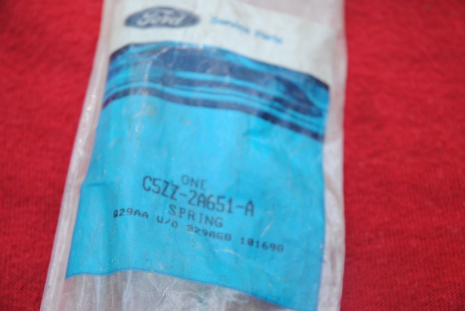 65 66 NOS MUSTANG PARKING BRAKE RETURN SPRING C5ZZ 2A651 A FLAWLESS ...