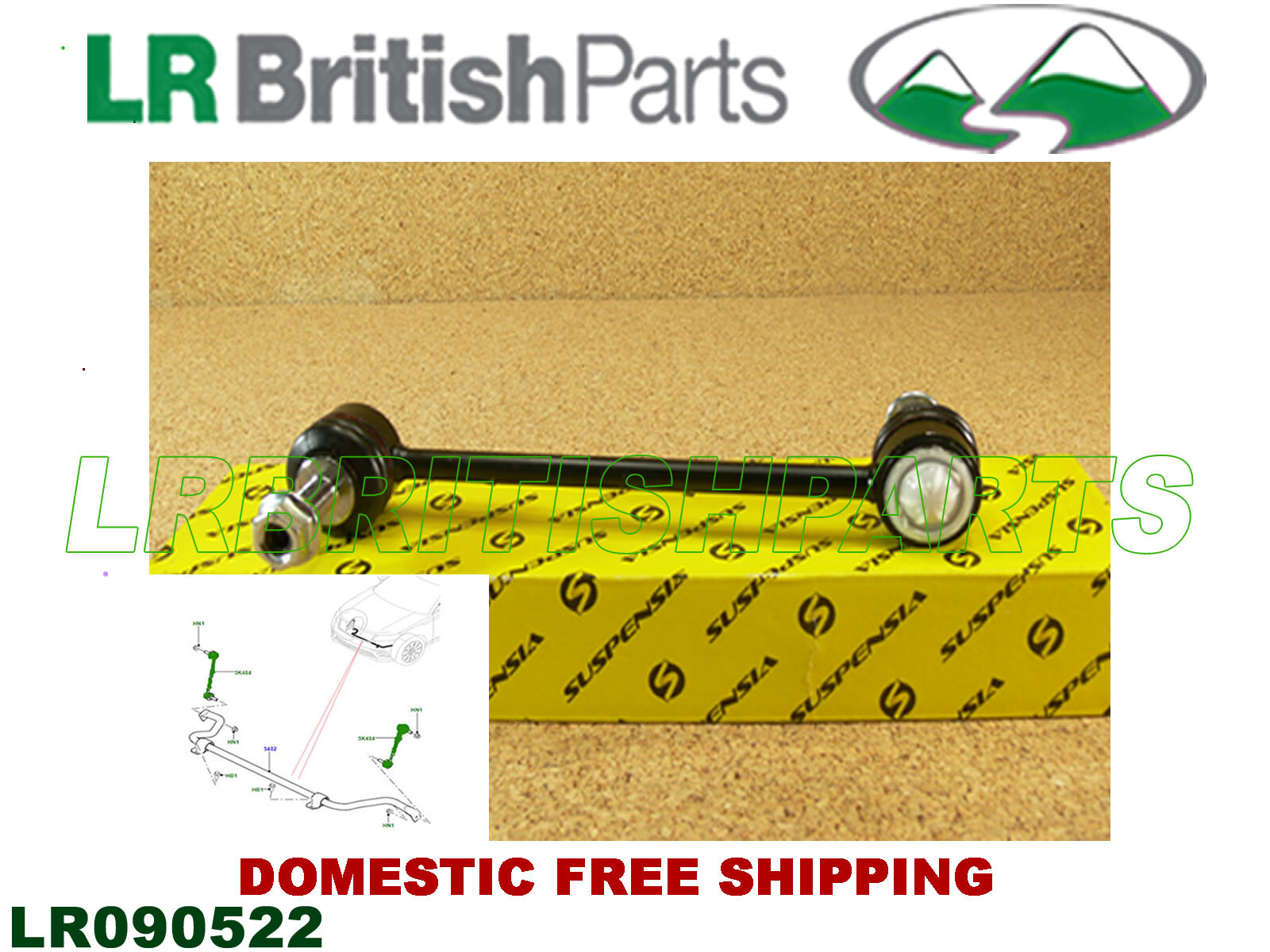 LAND ROVER FRONT STABILIZER BAR LINK RANGE ROVER VELAR LR090522 NEW | eBay