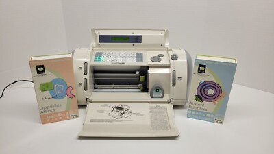 Cricut CRV001 Personal Electronic Cutter Machine & 3 Cartridges Tested ...