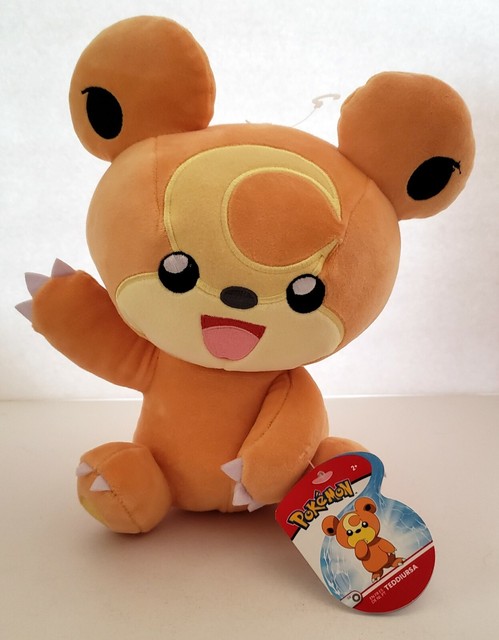 Pokemon 8" Stuffed Plush Teddiursa Wicked Cool Toys 2020 Release Teddy ...