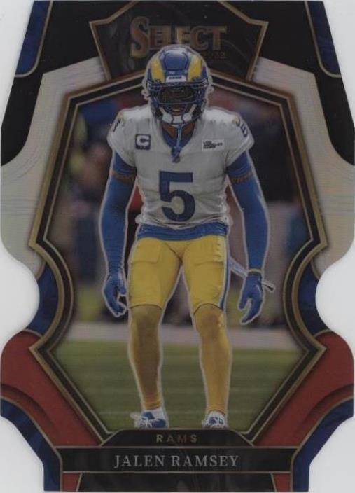 2022 Panini Select - Premier Level Jalen Ramsey #160 Black & Red Prizm ...