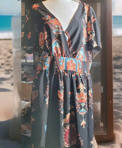 Vtg Maxi Dress 70s Style Moody Girlcore Whimsigoth Fairy Grunge Boho ...