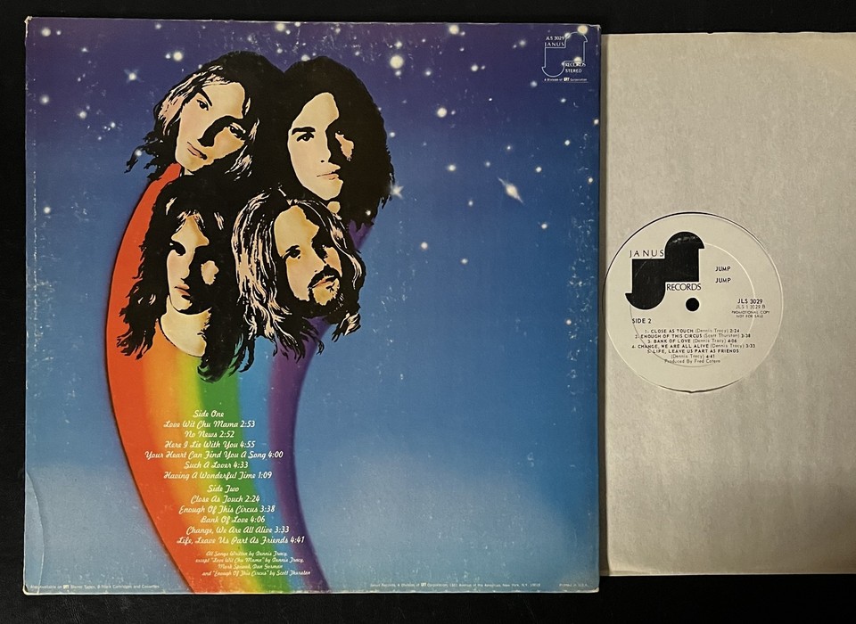 Jump-ORIG. 1971 US Janus S/T Prog PROMO LP-NM! | eBay