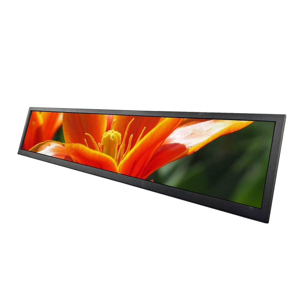 24inch 1920x360 LCD Monitor With HD USB Port Iamge Rotate and USB Play ...