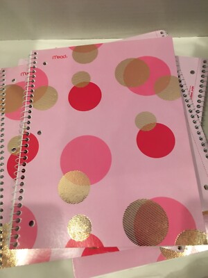 Mead Solid Fashion Wide/college Ruled Notebook 3-Mead Notebooks Pretty ...