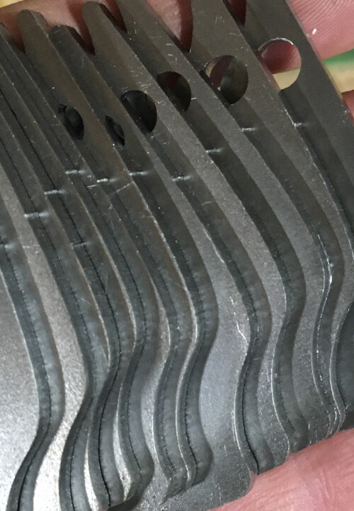 10 Pack 1/8" Cold Rolled Steel Tattoo Machine Side Plates (Full Size ...