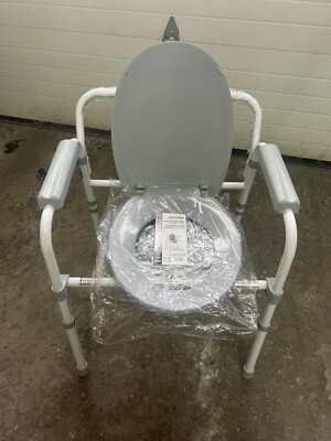 New Guardian Folding 3-In-1 Steel Elongated Commode Part Number G1 ...