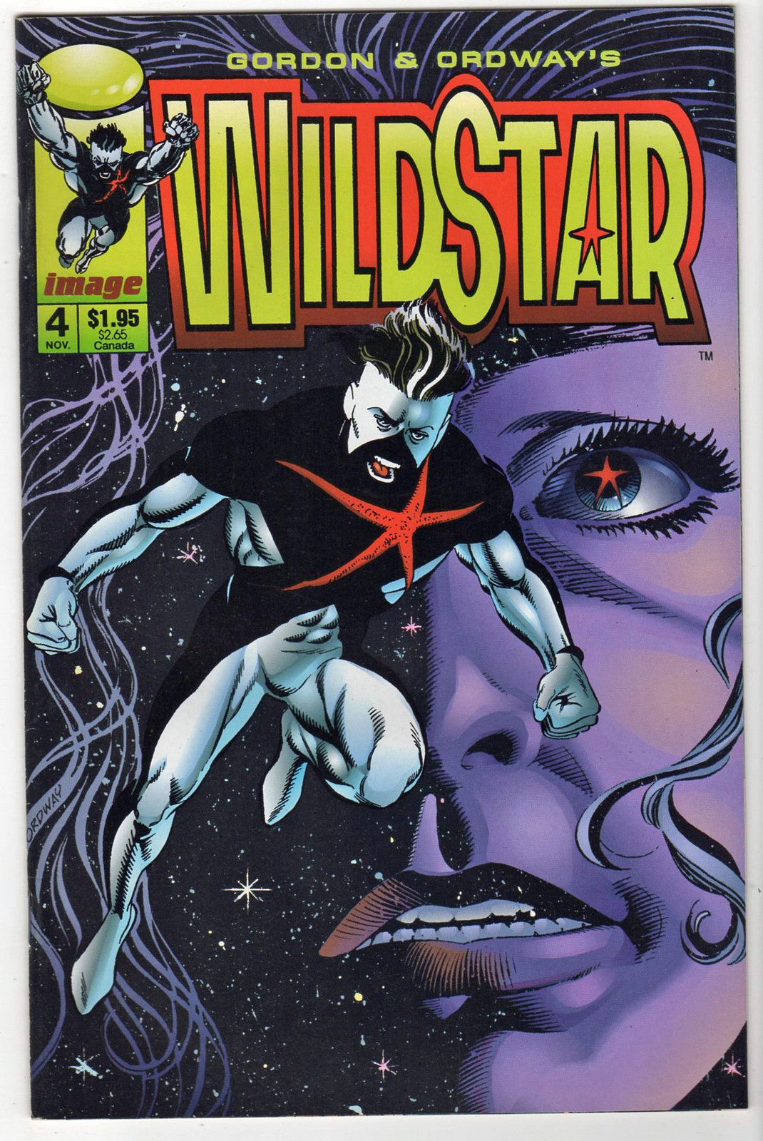 Wildstar #1 2 3 4 VF LOT (5) Image comics 1993-95 Sky Zero Gordon Jerry ...