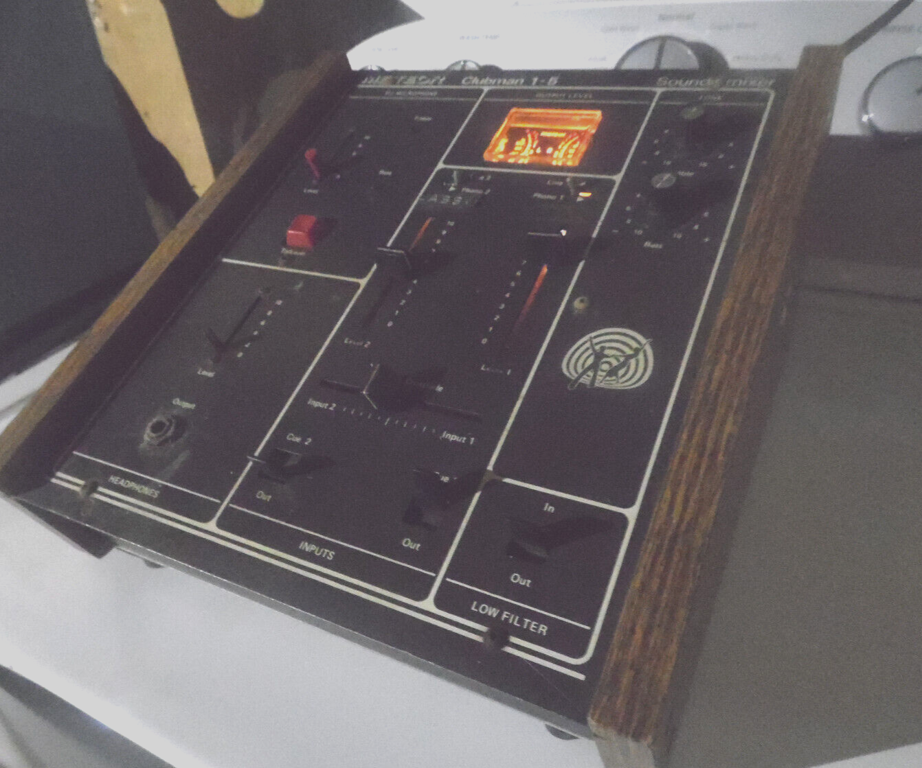 Vintage Meteor Clubman 1-5 Two Channel Sound Mixer used lights up ...