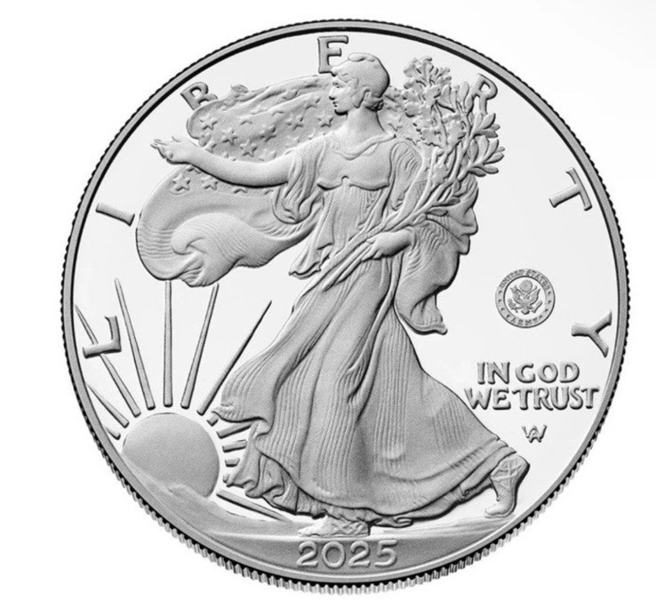 2025 W Proof 250th Anniversary Army Privy American Silver Eagle In OGP ...