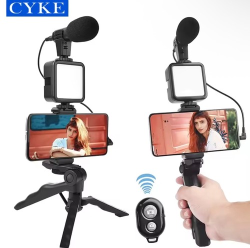 Selfie Stick Stand Microphone Lighting Tri-Pod | eBay