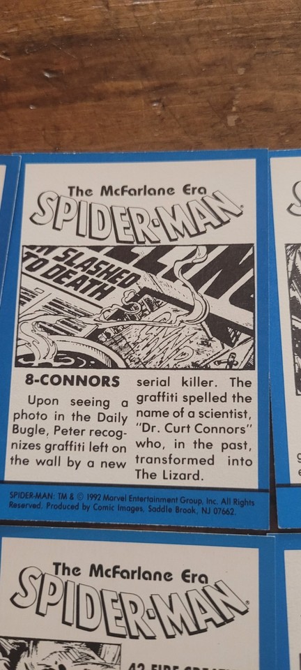 1992 Spider-Man, #1 The Beggining, Connors, The Kid, Folklore plus more ...