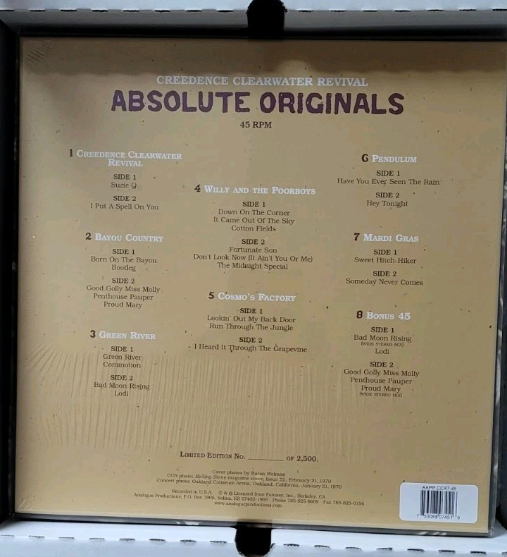 Creedence Clearwater Revival - The CCR Box Set - Absolute Originals A ...