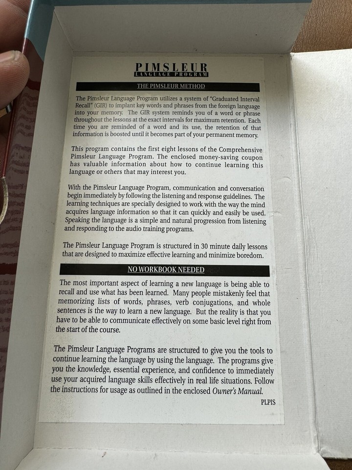 pimsleur italian language program totally audio cassettes | eBay UK