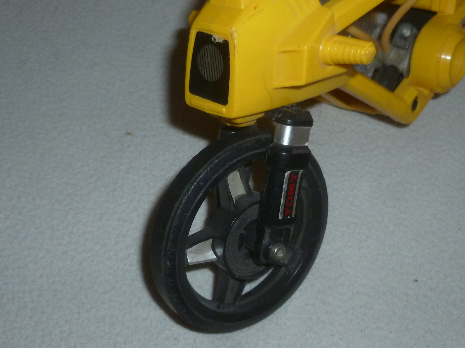 VINTAGE TOMY AIR JAMMER CYCLE YELLOW BLACK MOTORCYCLE BIKE 1980S ...