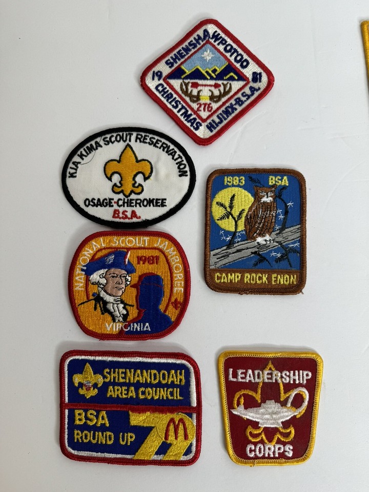 Vintage BSA Boy Scout Patch Lot. 45 Patches 70s 80s | eBay