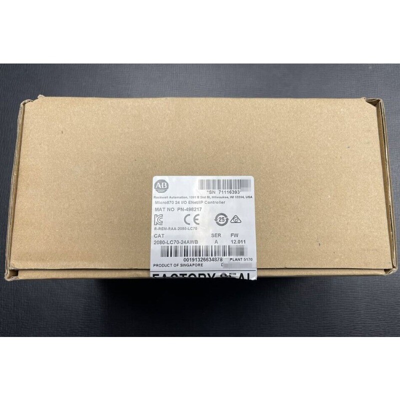 2080-LC70-24AWB AB Micro870 24 I/O Ethernet I/P Controller New Factory ...