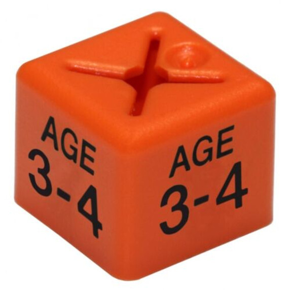 100x Garment Clothes Marker Size Number Color Size Cubes For Hanger ...