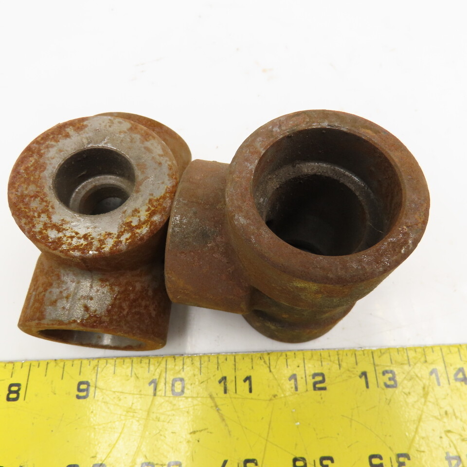 1" x 1/2" x 1" 3M Socket Weld Reducer Tee Fittings Lot Of 2 | eBay