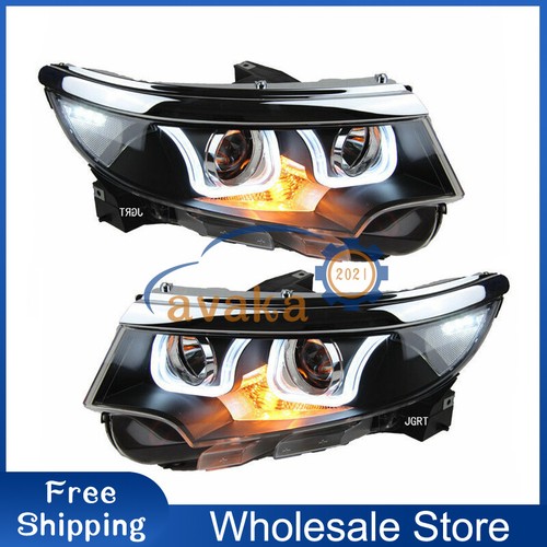 Headlights HID Bi-xenon Projector And LED DRL For Ford Edge 2010-2014 ...