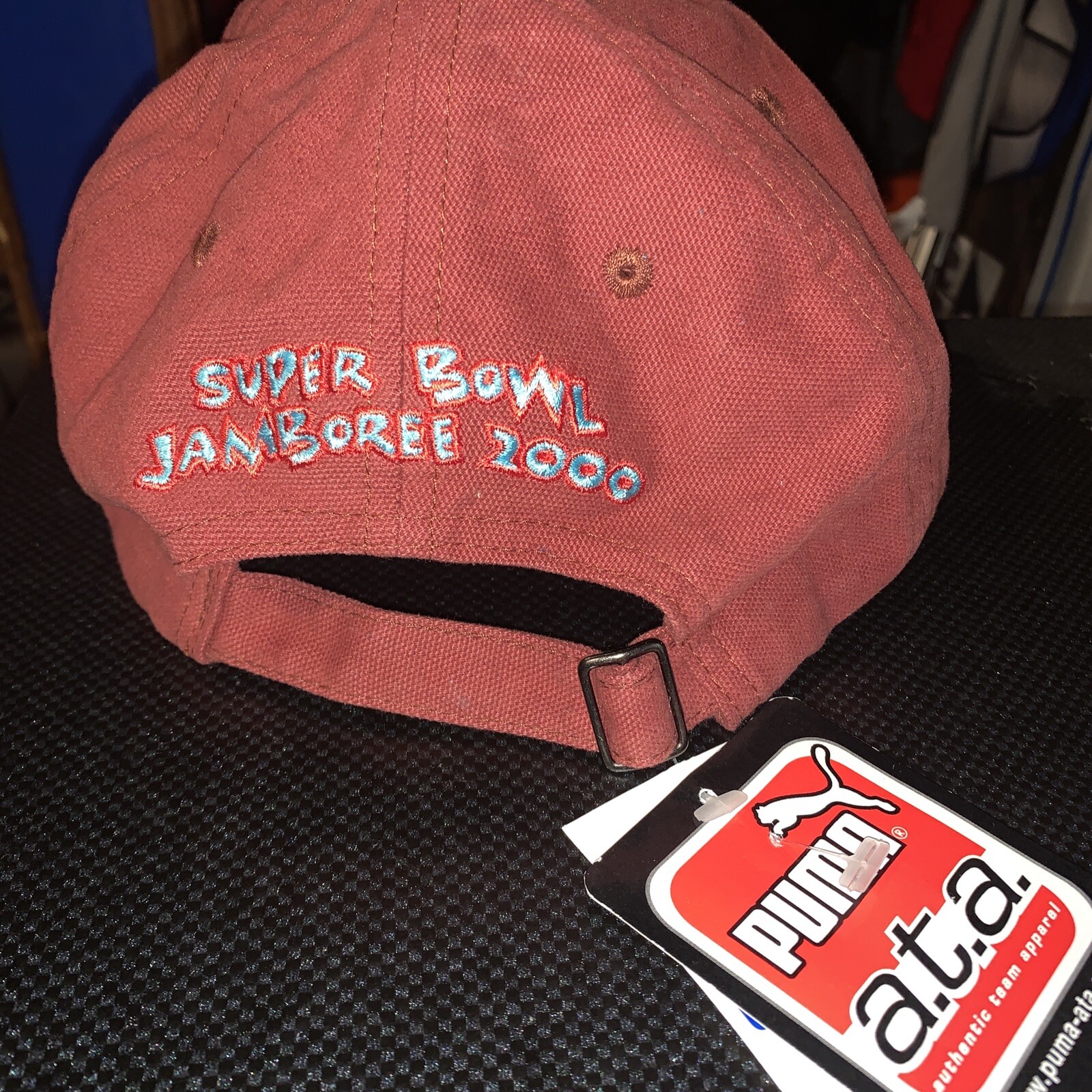 Vintage Puma ATA NFL Super Bowl Jamboree 2000 Cap Hat Rust NWT WITH ...
