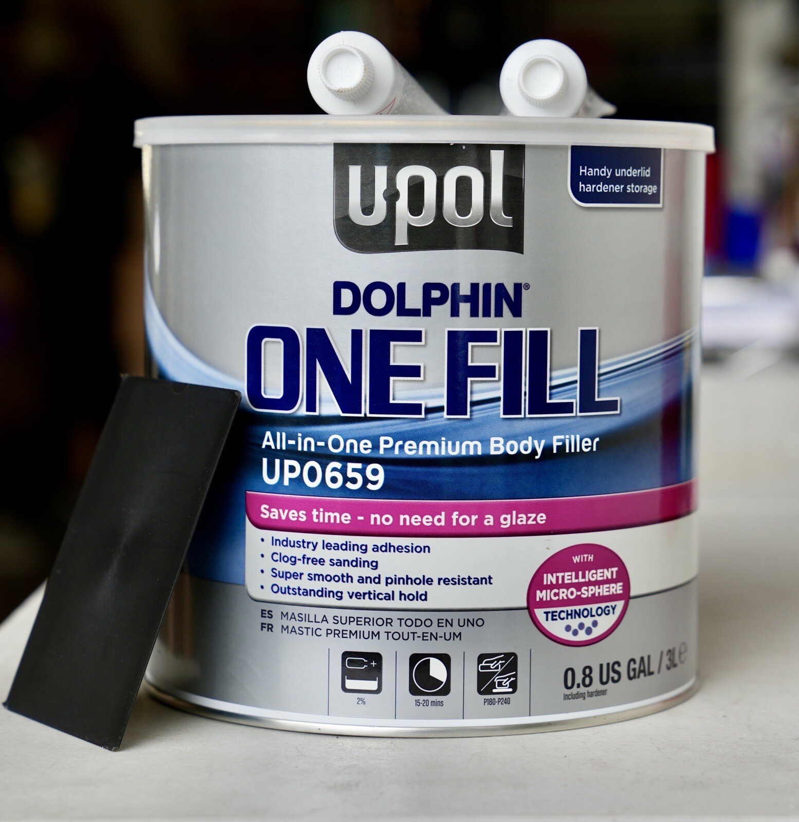 UPOL Dolphin ONE FILL All-In-One Premium Body Filler UP0659 w/Hardener ...