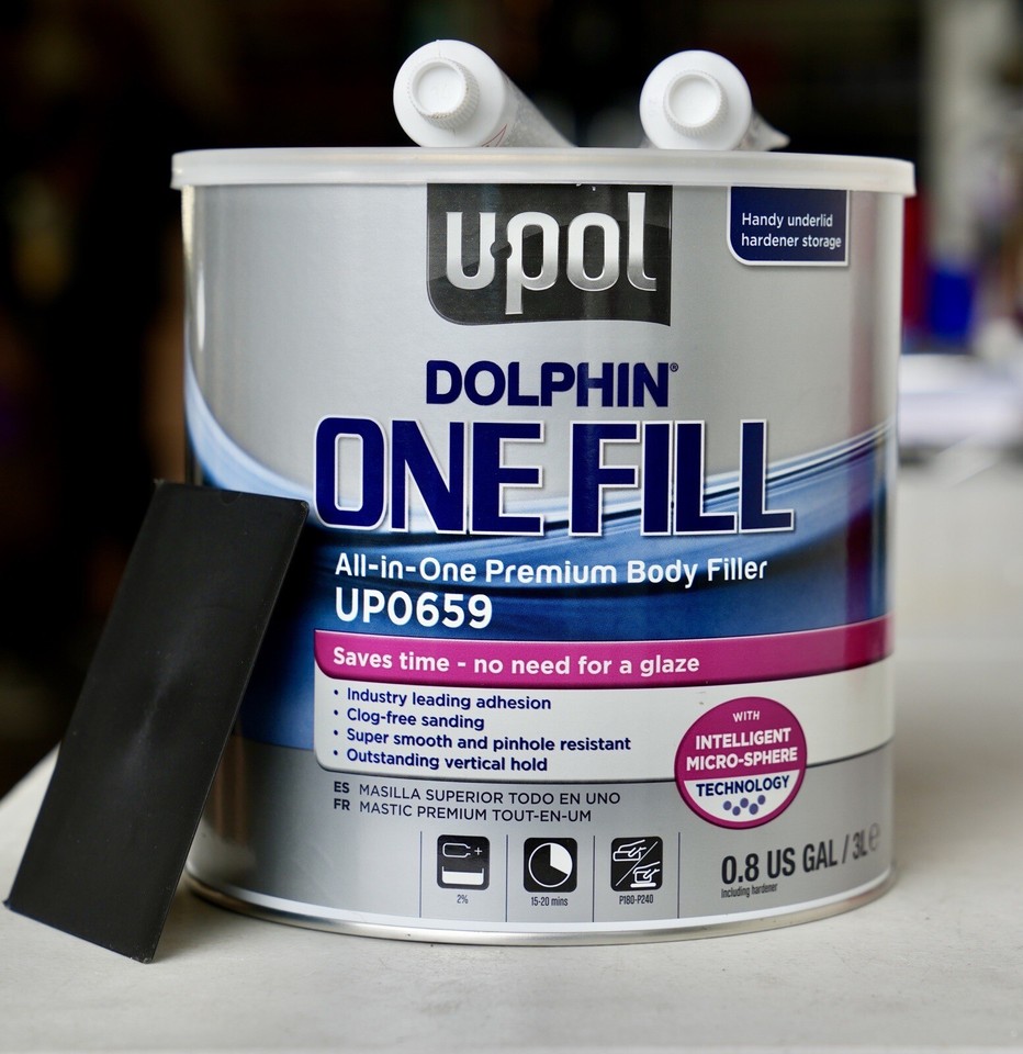 U-Pol Dolphin ONE FILL All-In-One Premium Body Filler UP0659 | 4 Pack ...