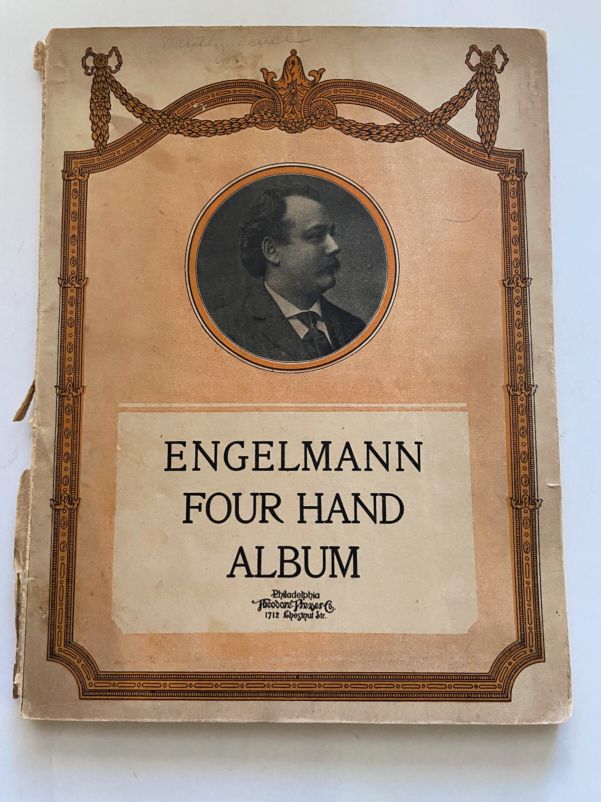 1927 Engelmann Four Hand Album for the Pianoforte Piano Book Theodore ...