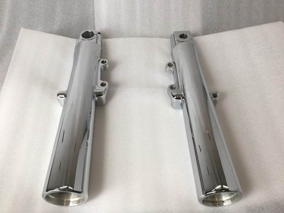 HARLEY TOURING ELECTRA GLIDE 2000-2013 FLHR FLHX CHROME FORK LEGS ...