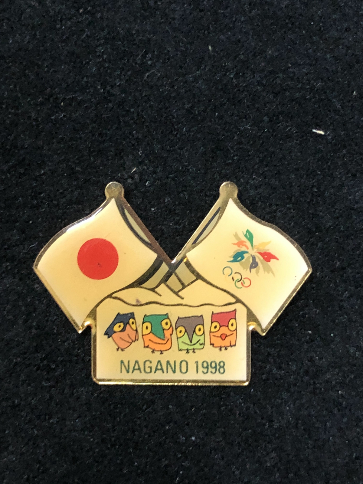 PIN OLYMPICS WINTER GAMES 1998 NAGANO MASCOTS SNOWLETS JAPAN NATIONAL ...