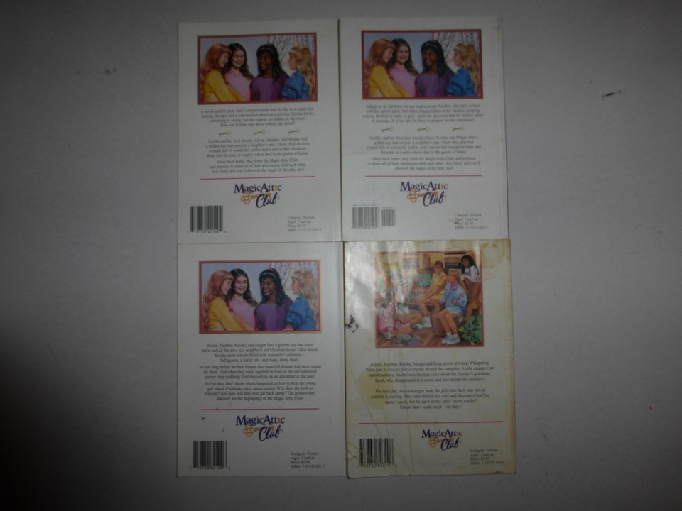 Lot 4 books Magic Attic Club, PB, 1996 First Editions 9781575130217| eBay