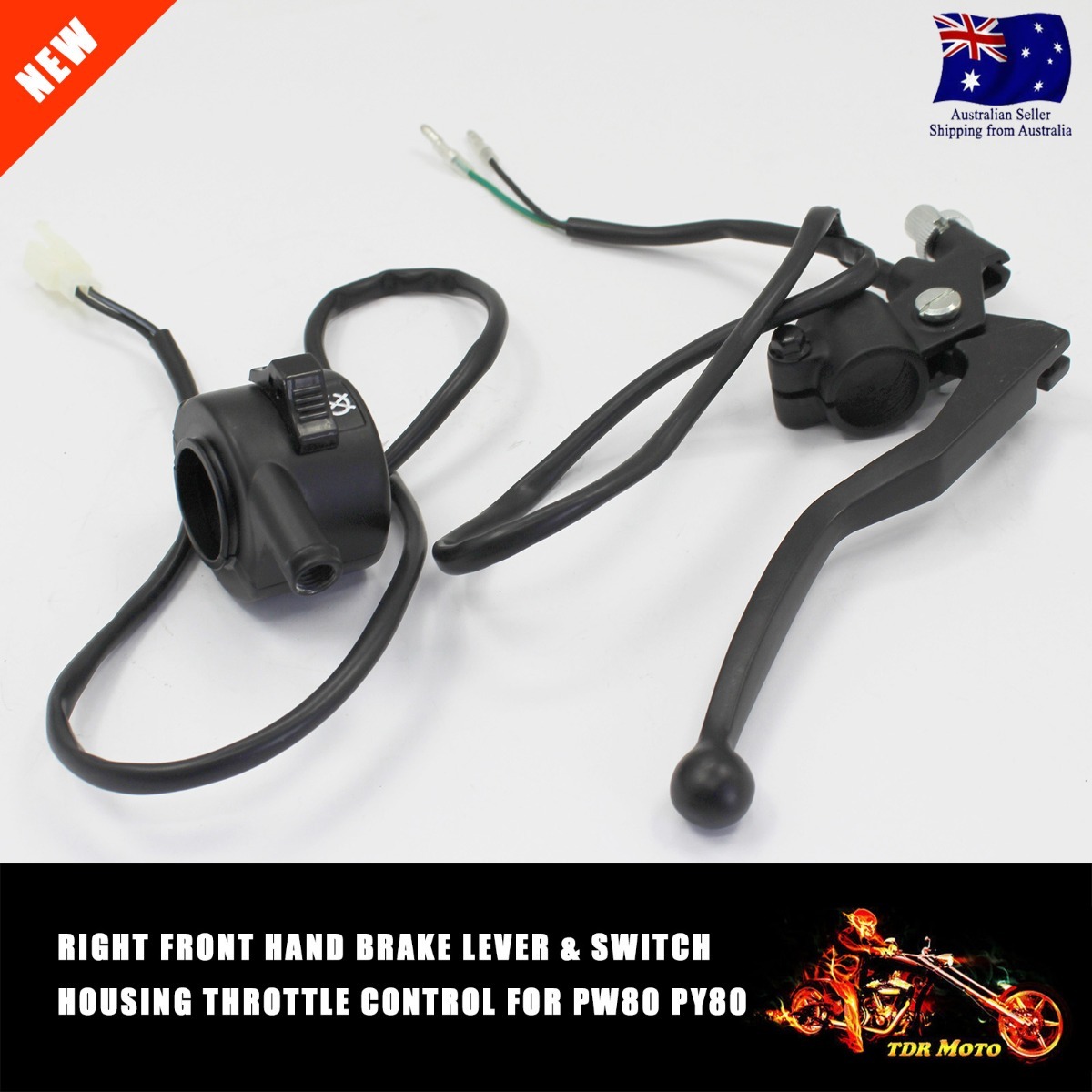 RIGHT FRONT HAND BRAKE LEVER SWITCH HOUSING THROTTLE CONTROL For PW80 ...
