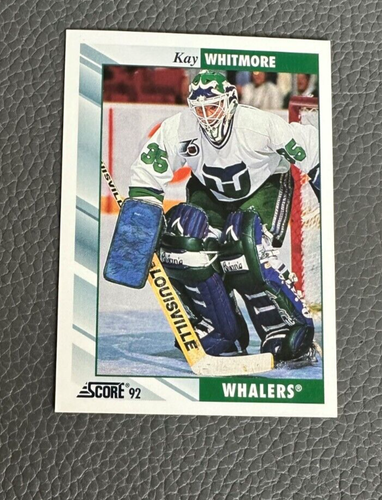 1992-93 Score Whalers Hockey Card #304 Kay Whitmore | eBay