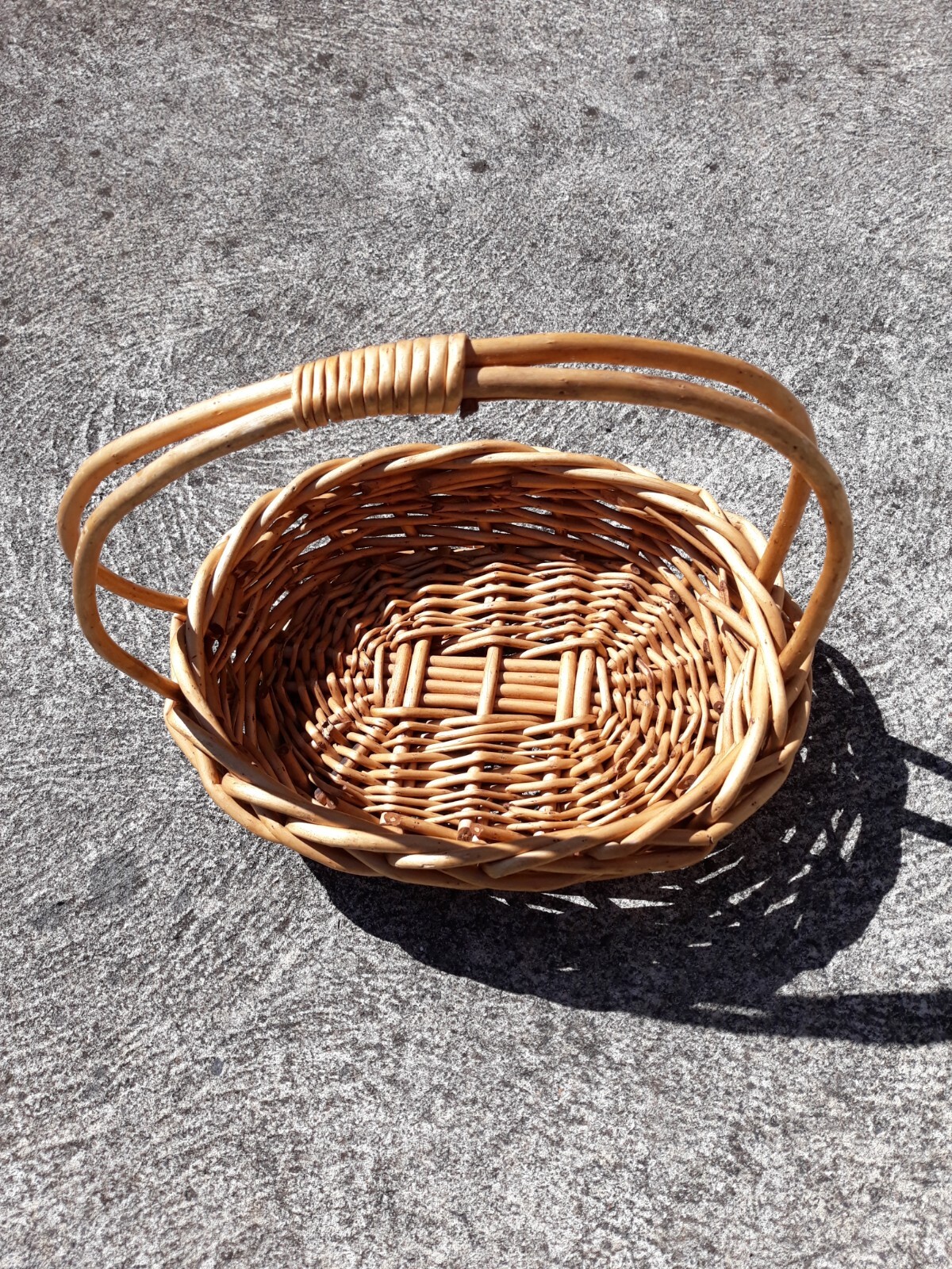 Small Cane basket | eBay