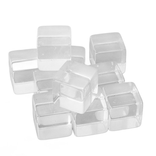 TOH 20PCS Transparent Dice Cubes DIY Handcraft Cultivate Creativity ...