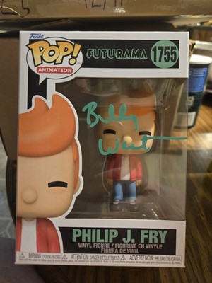 Funko Pop Futurama Signed Fry Billy West Autograph VA w/ COA $1 ...