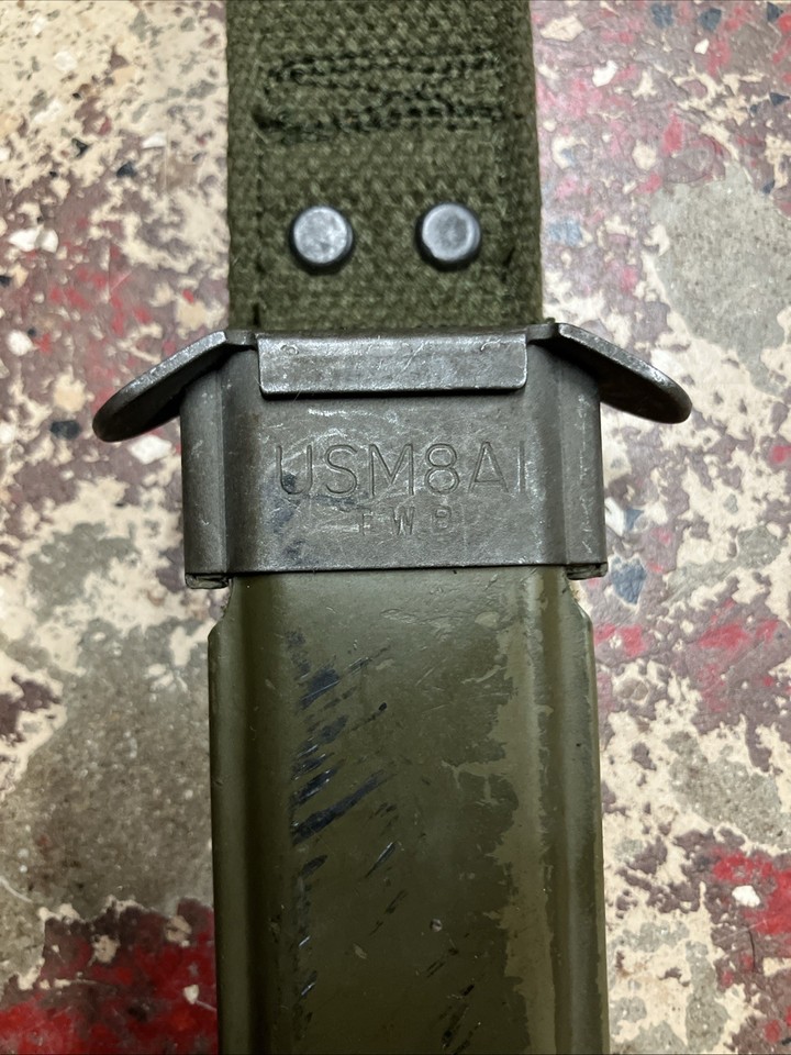 Vietnam War Era US-M7 Bayonet Knife With US M8A1 Scabbard LOT L | eBay