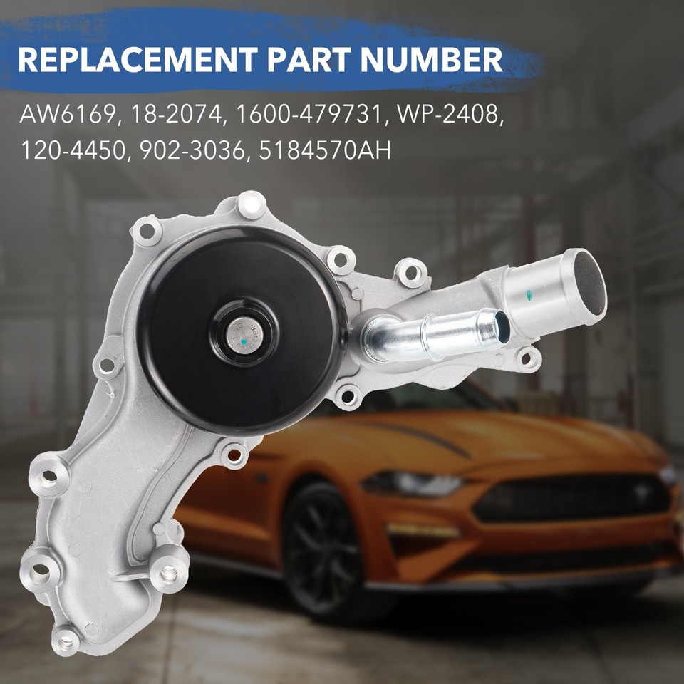 AW6169 Water Pump & Gasket For Dodge Chrysler 200 300 Ram 1500 3.6L V6 ...