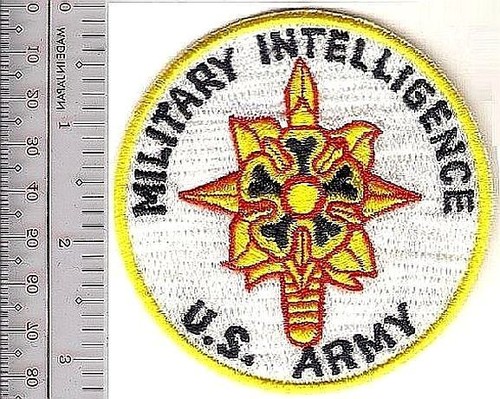 United States Army USA Military Intelligence MI Coprs Crest and Unit ...