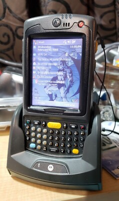 SYMBOL MC70 MC7090 Barcode scanner MC7090-PK0DJQFA7WR W/Battery & Dock ...